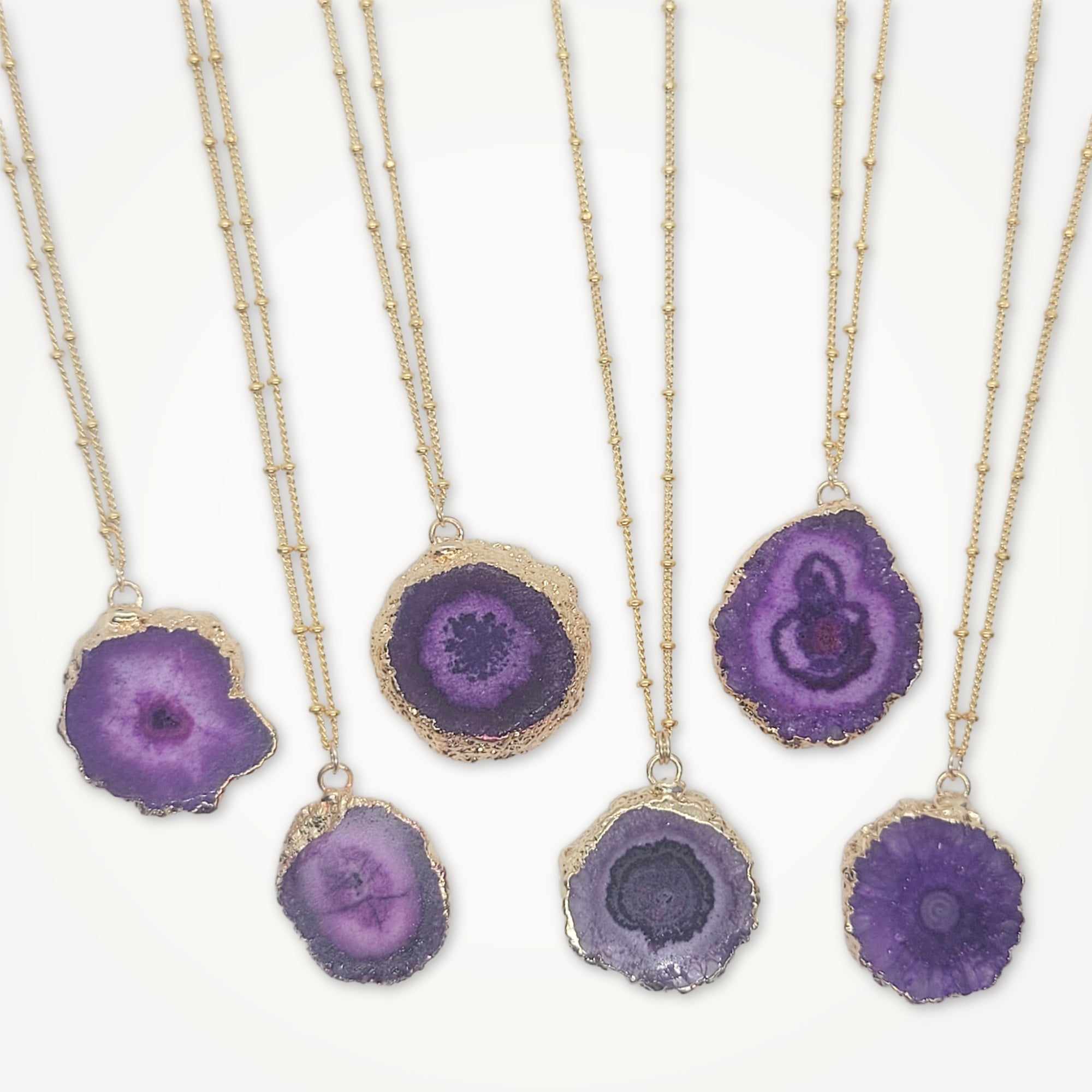 Amethyst Cross Section Necklace | Beatrix Bell Jewelry – Beatrixbell ...