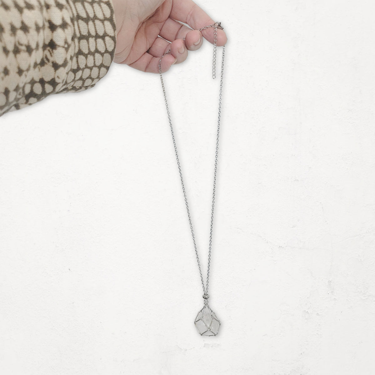 Crystal Cage Necklace | Beatrixbell Handcrafted Jewelry