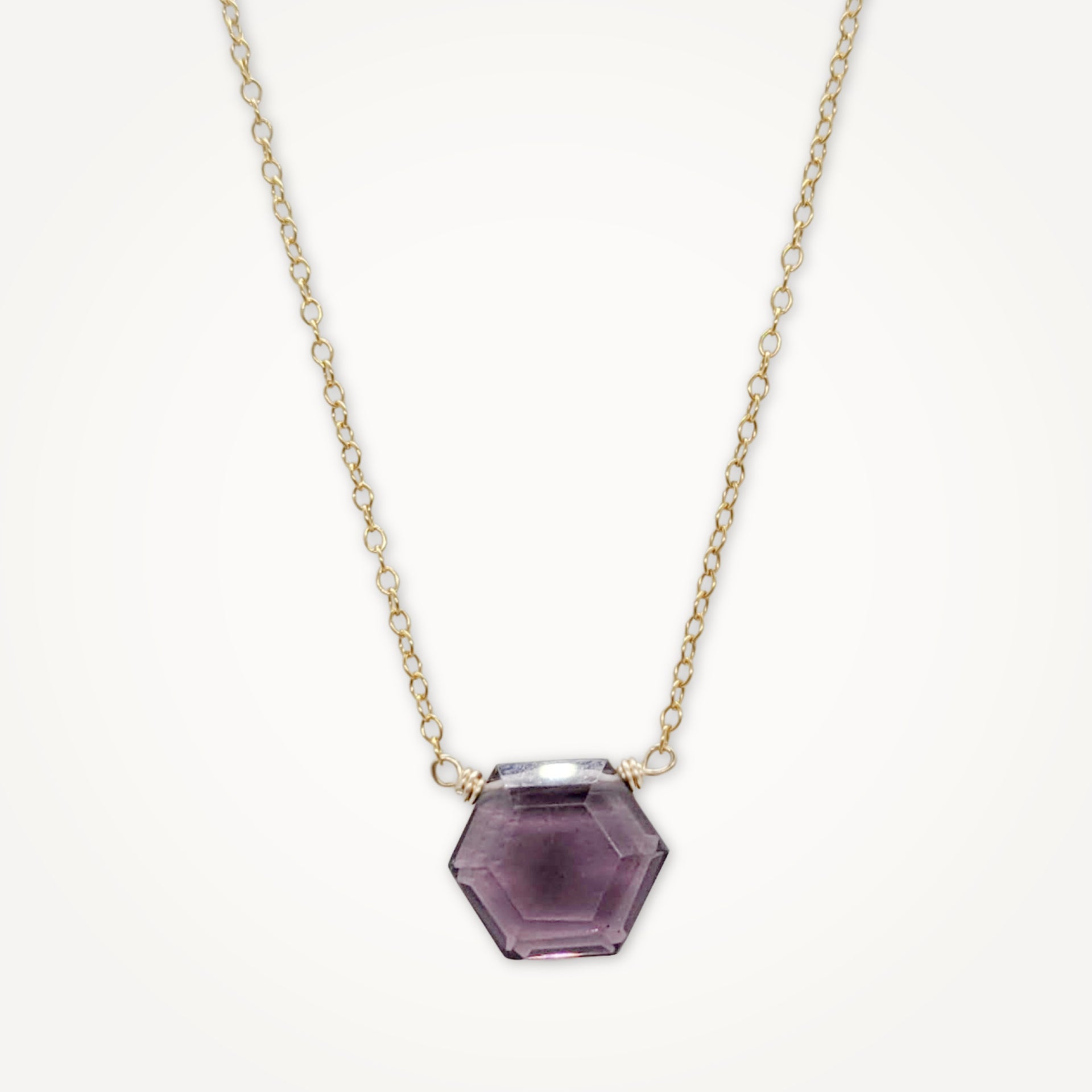 Hexagon Necklace | Beatrixbell Handcrafted Jewelry