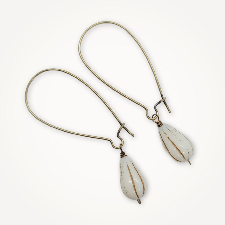 Melon Drop Earrings | Beatrix Bell Jewelry – Beatrixbell Handcrafted ...