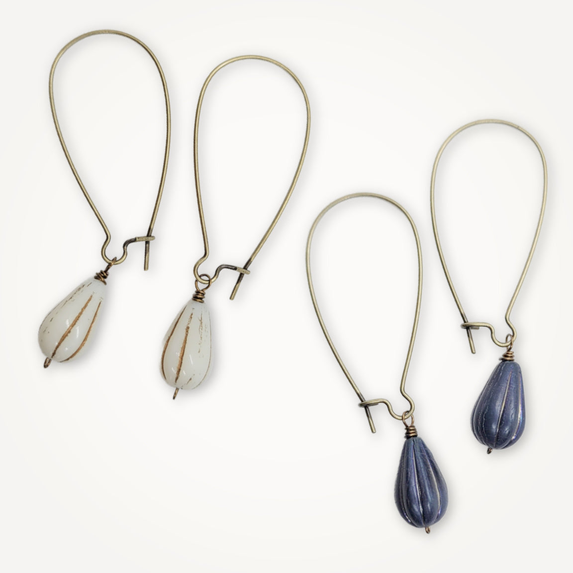 Melon Drop Earrings | Beatrix Bell Jewelry – Beatrixbell Handcrafted ...