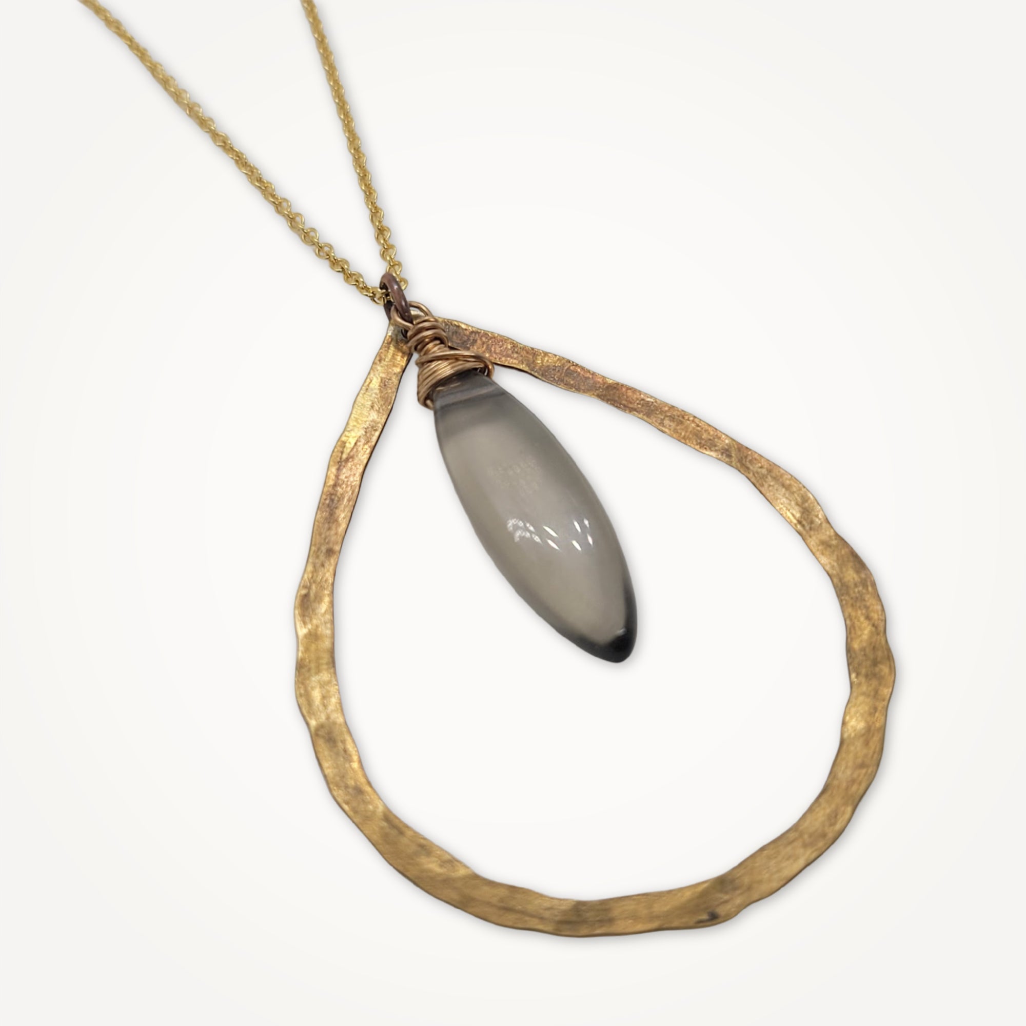 Smoke + Gold Necklace | Beatrixbell Handcrafted Jewelry – Beatrixbell ...