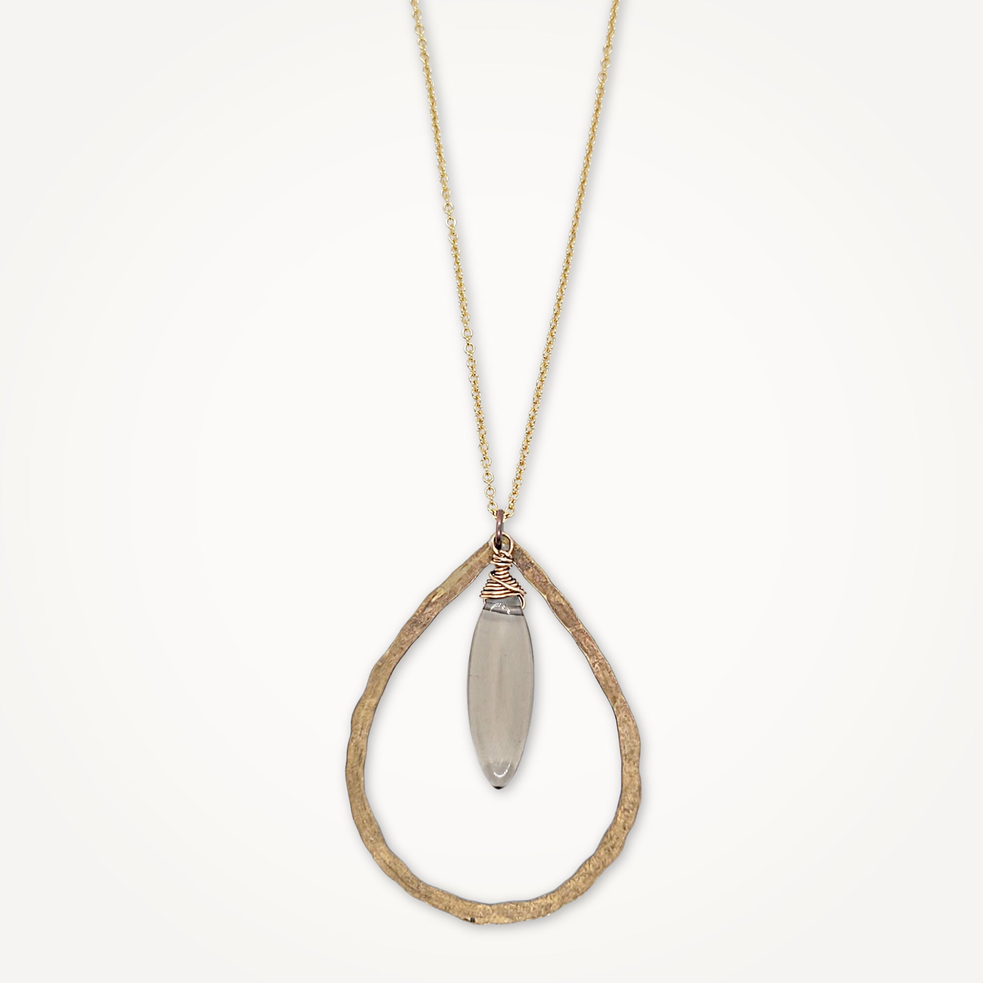 Smoke + Gold Necklace | Beatrixbell Handcrafted Jewelry – Beatrixbell ...