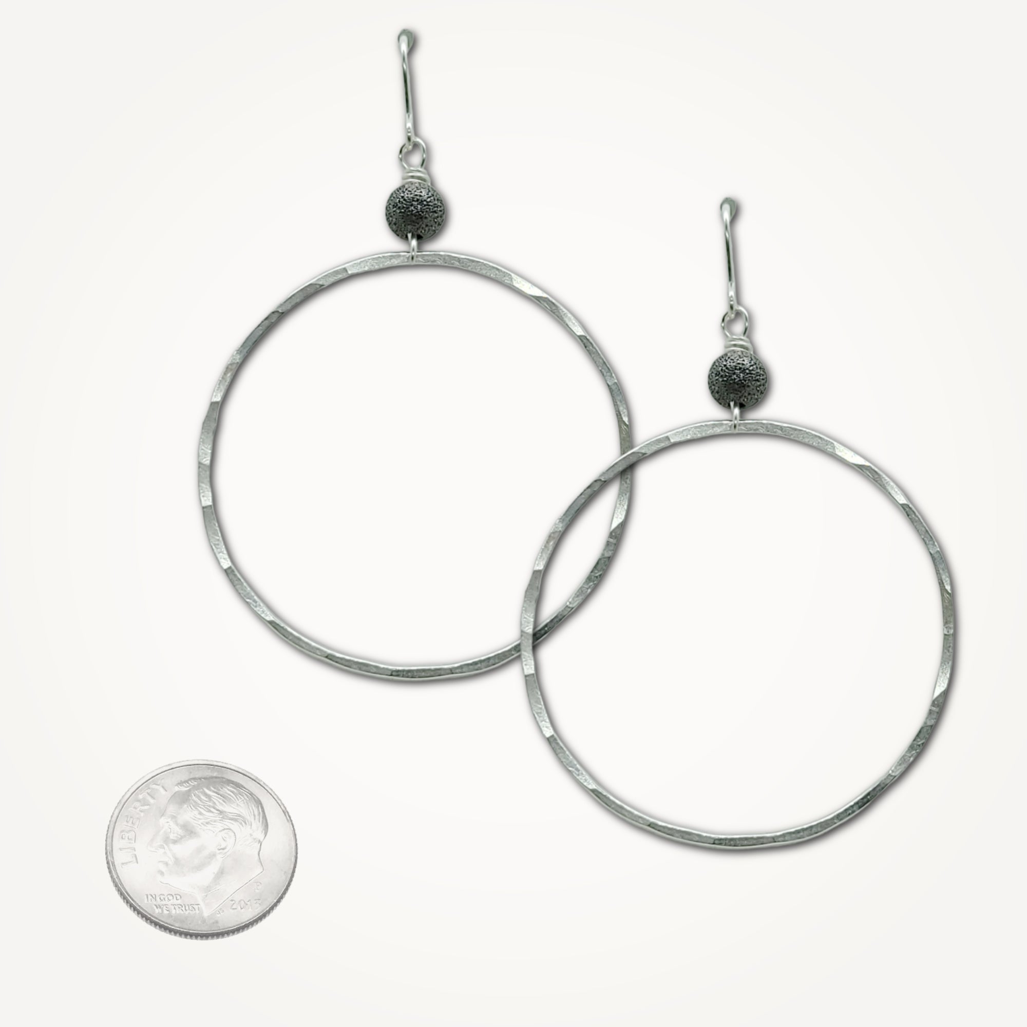 Luna Hoop Stardust Earrings | Beatrixbell Handcrafted Jewelry